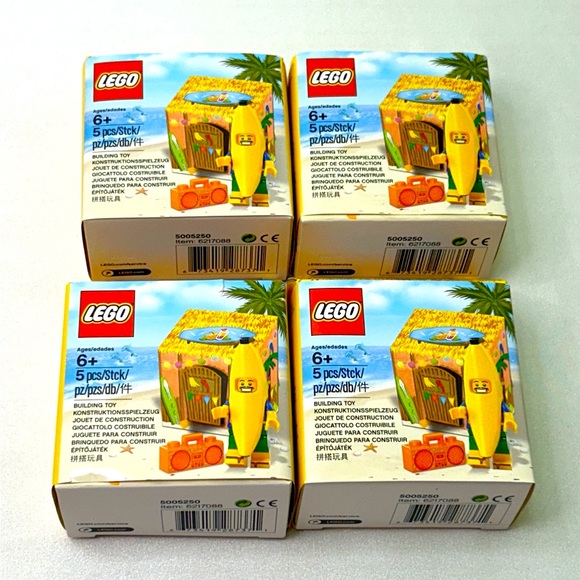 Lego | Toys | Lego Luau Party Banana Guy Man Minifigure Bar Tiki Hut ...